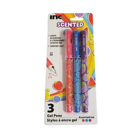 INC International Concepts | Office | Inc Scented Gel Pens 3 Pack Grape ...